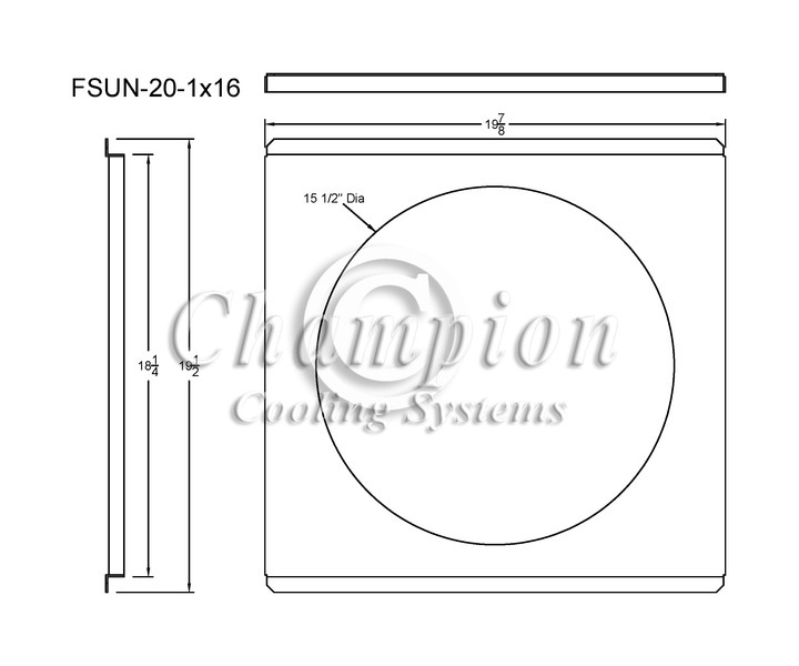 Aluminum Electric Fan Shroud - Champion Radiators